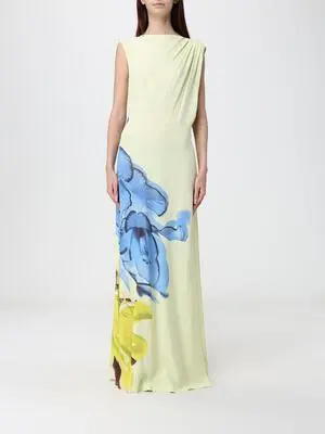 Paul Smith Floral-print Viscose Jersey Long Ceremony Gown