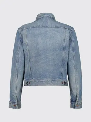 Celine Bleached Jacket With Patch Pockets And Metal Buttons