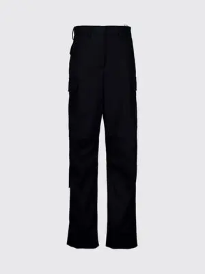 Stella McCartney High-waisted Straight Leg Wool Cargo Trousers With Back Pockets