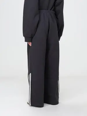 ADIDAS ORIGINALS Wide-leg Jogging Trousers In Cotton Blend With Drawstring