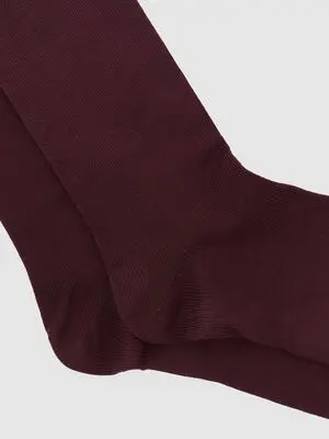 REISS Milo Cotton-blend Script-logo Socks