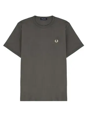 Fred Perry T-shirt Con Logo - Charcoal