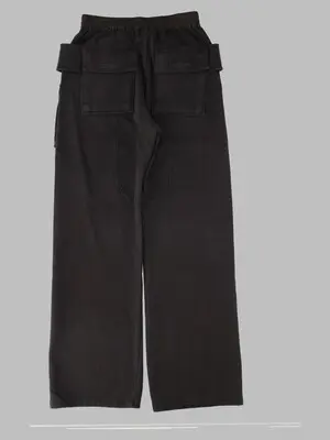 Rick Owens Pantalone Cargo In Felpa Di Cotone