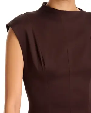 Black Halo Eloidie Handkerchief Hem Sleeveless Dress