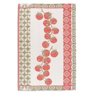 KAF HOME Jacquard Kitchen Towel, Pomodoro Tomato - Mutlicolor