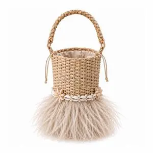LALINDE Neutrals Saint-tropez Bucket Bag Champagne