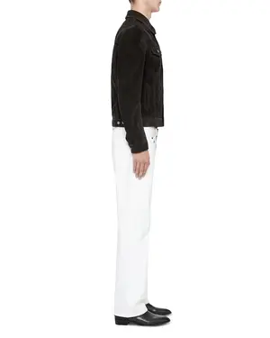 ALLSAINTS Chaiyo Suede Trucker Jacket