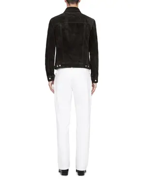 ALLSAINTS Chaiyo Suede Trucker Jacket