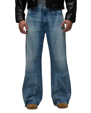 Hudson Jeans Luca Wide Leg Cotton 32 Jeans - Palace