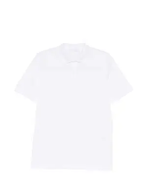 Prada Short Sleeve Polo Shirt - Bianco