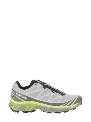 SALOMON Xt-6 Sneaker With Gore-tex Mesh, Padded Collar & Drawstring - Grey