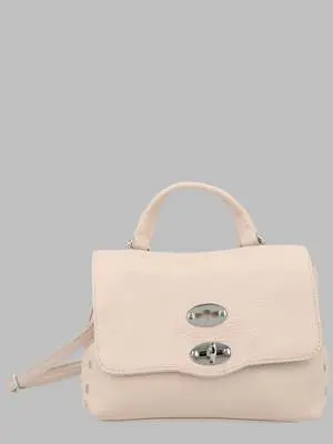 ZANELLATO Style Leather Mini Handbag - White