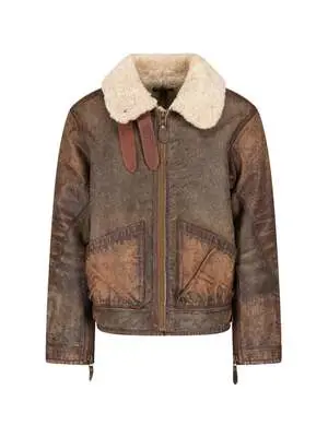 Polo Ralph Lauren Dyed Sheep Shearling Jacket For