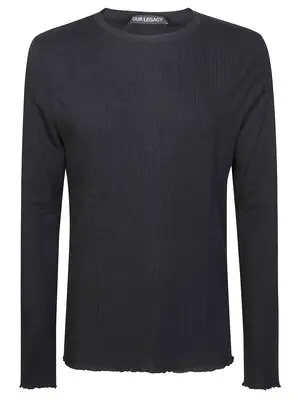 Our Legacy Elongated Long Sleeve Tee - Nero