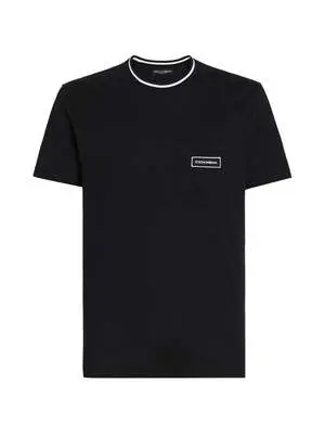 Dolce & Gabbana Crew-neck Short-sleeve T-shirt - Bluscurism