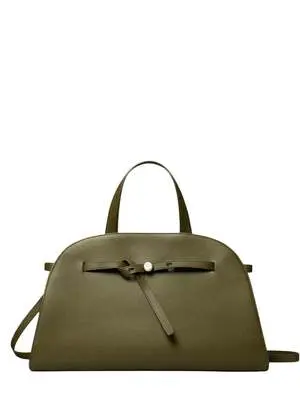 Tory Burch Inspired Cow Leather Handbag For - Green