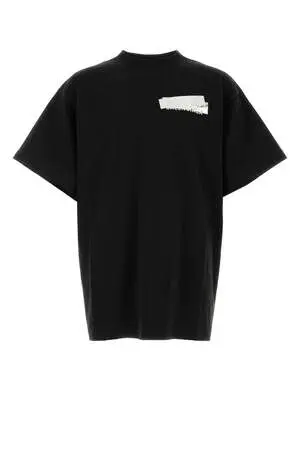 Balenciaga Oversize Cotton T-shirt - Black