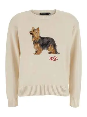 Ralph Lauren 100% Cotton Sweater - White
