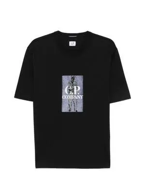C.P. COMPANY C. P. Company Chest Logo T-shirt - Black