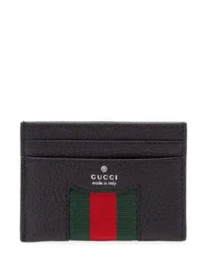 Gucci M C Case In Calfskin And Nylon