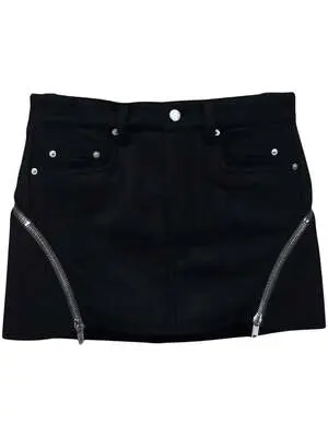 Rick Owens Zip-detail Mini Skirt - Black