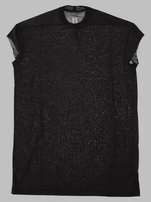 Rick Owens Wool-silk T-shirt - Black