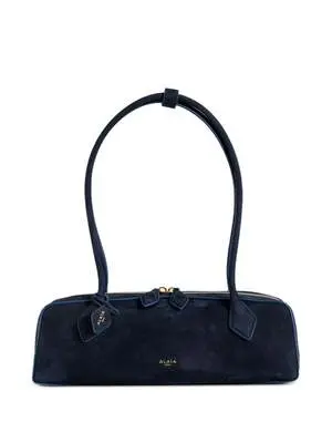 Alaïa Teckel Mini Nubuck Handbag - Bleunuit