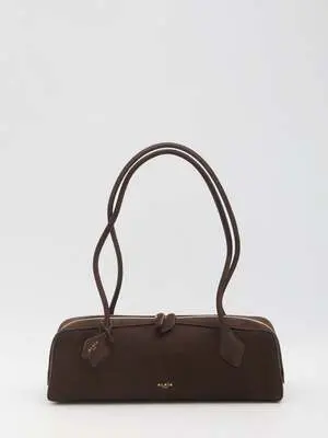 Alaïa Teckel Mini Nubuck Handbag - Brunor