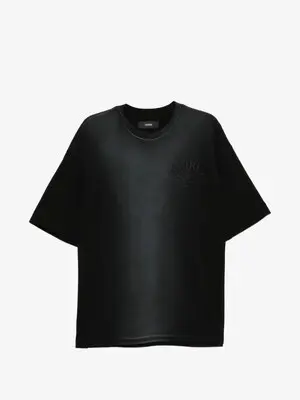 Amiri Ma Quad Bandana Oversized Tee - Black