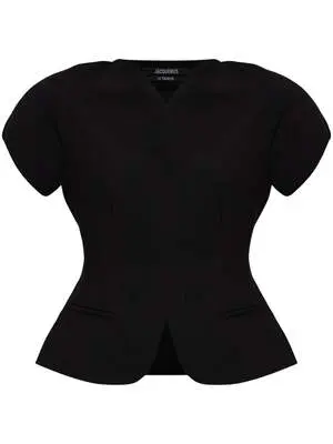 JACQUEMUS Jacquemus Women's Structured Puff-Sleeve Jacket