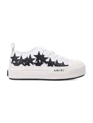 Amiri Low-top Star-detail Platform Sneaker - Bianco