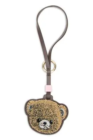 GANNI Charm With Teddy Bear Mini Pendant - Brown