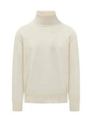AMARANTO Dolcevita Knit Top With Soft Turtleneck - Panna