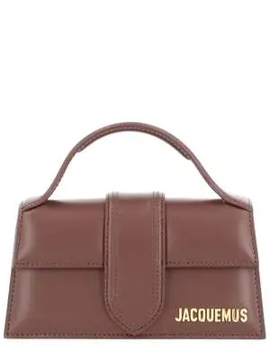 Jacquemus Le Bambino' Handbag With Removable Shoulder Strap In Leather - Brown