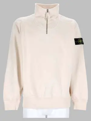 Stone Island Stonewashed-effect Knit Polo Shirt