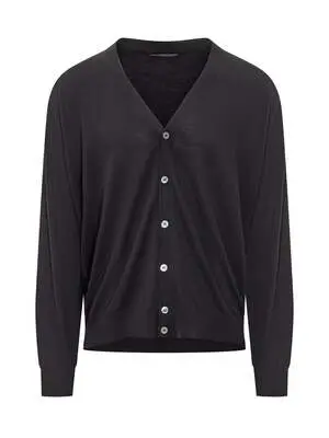 FILIPPO DE LAURENTIIS Button-front Wool Cardigan