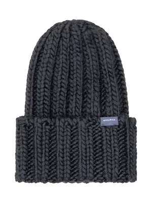 Woolrich Chunky Knit Beanie - Black