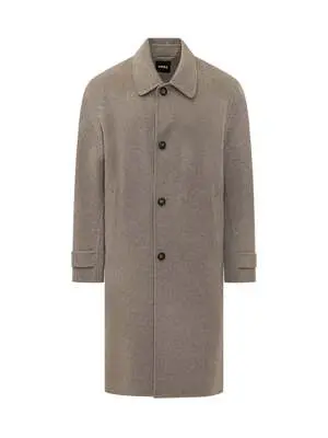 BOSS C-clark Wool-blend Jacket - Open Brown