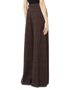 Max Mara Mxmemiro Pants - Brown/bordeaux