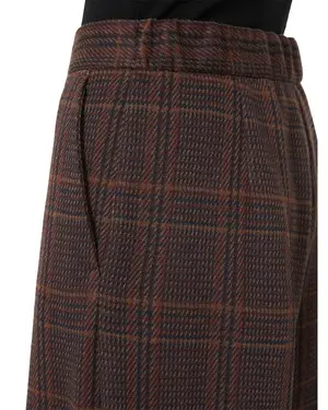 Max Mara Mxmemiro Pants - Brown/bordeaux