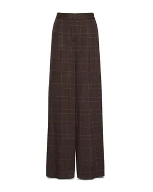 Max Mara Mxmemiro Pants - Brown/bordeaux