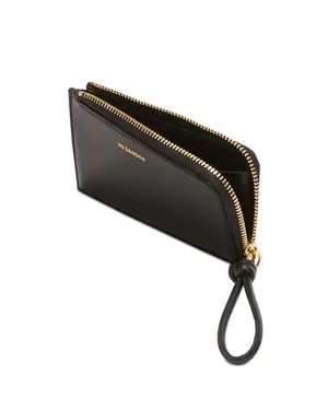 JIL SANDER Leather Zip Wallet