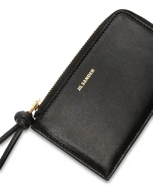 JIL SANDER Leather Zip Wallet