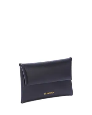JIL SANDER Leather Envelope Snap Wallet