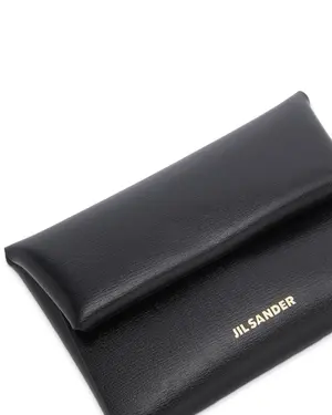 JIL SANDER Leather Envelope Snap Wallet