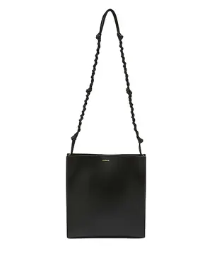 JIL SANDER Tangle Medium Leather Shoulder Bag
