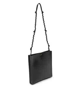 JIL SANDER Tangle Medium Leather Shoulder Bag