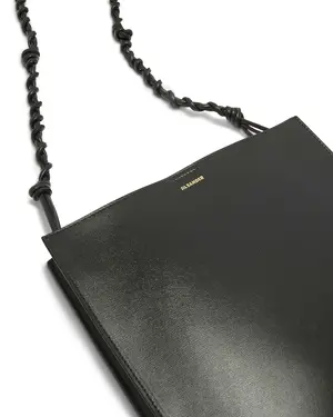 JIL SANDER Tangle Medium Leather Shoulder Bag