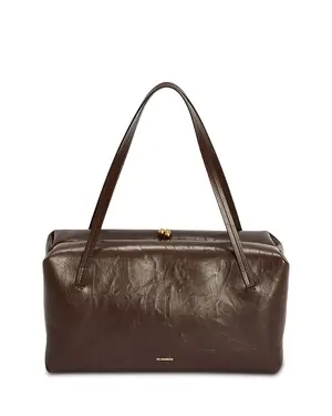 JIL SANDER Goji Pillow Medium Leather Shoulder Bag