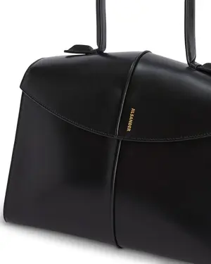 JIL SANDER Linea Leather Top-handle Bag